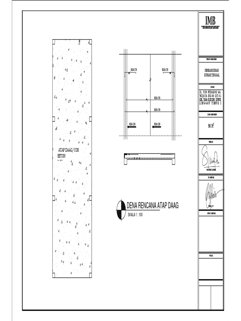1.rencana Atap Daag | PDF