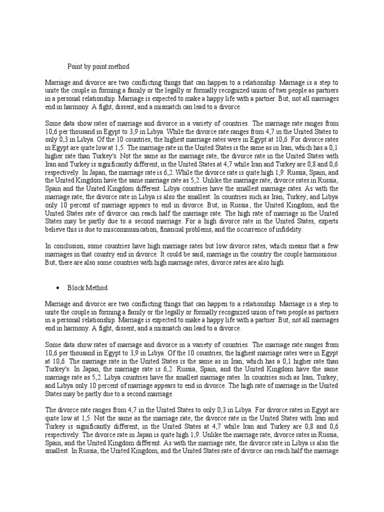 Essay Fix | PDF | Marriage | Divorce