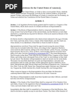 United States Constitution (1787) | PDF