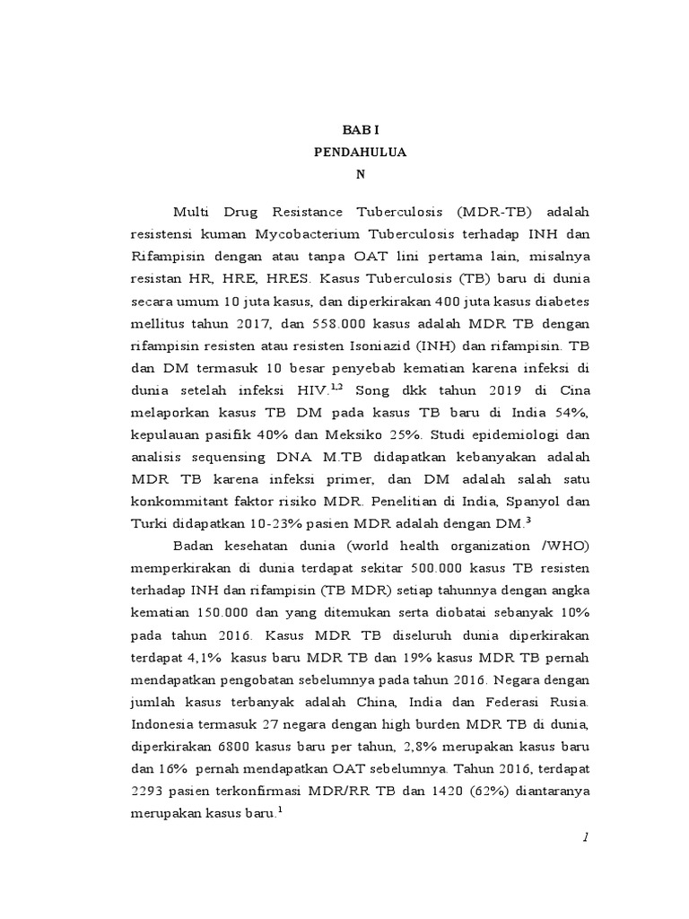 Contoh Lapkas TB DM FIX PRINT | PDF