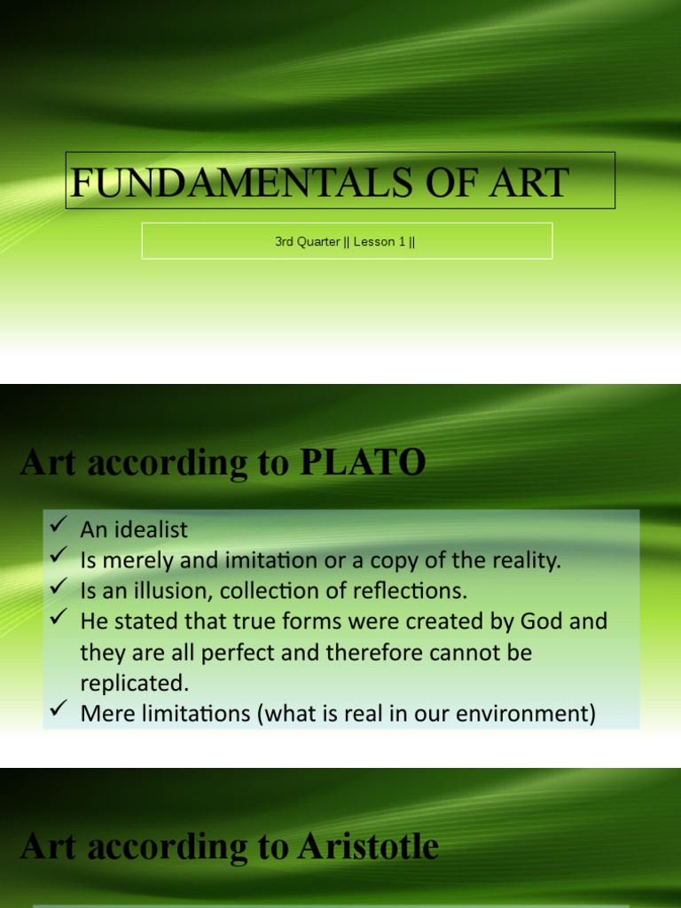 Fundamentals of Art | PDF | Color | Subjective Experience