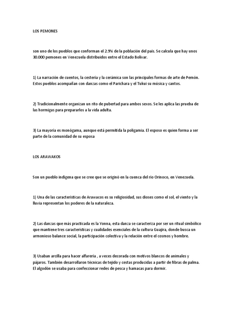Los Pemones | PDF | Venezuela | Rituales