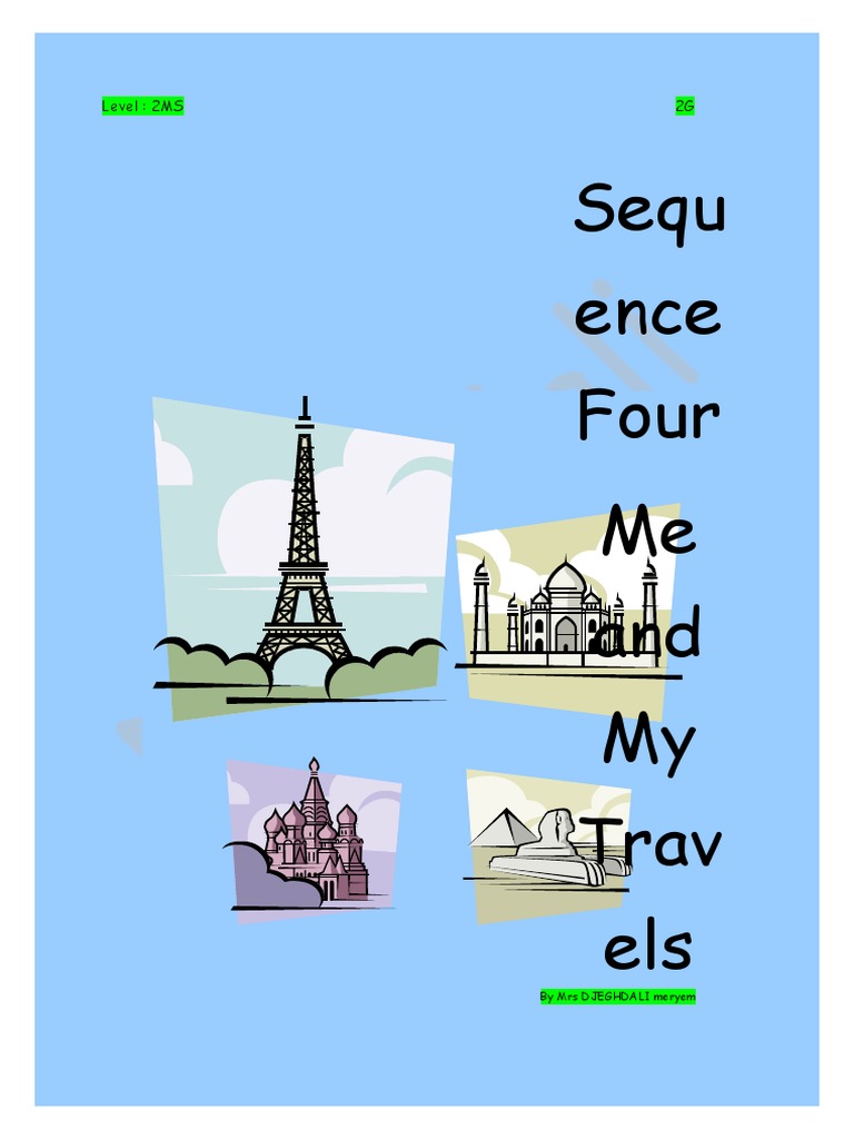 Sequence Four Me and My Travels | PDF | English Language | Lesson Plan