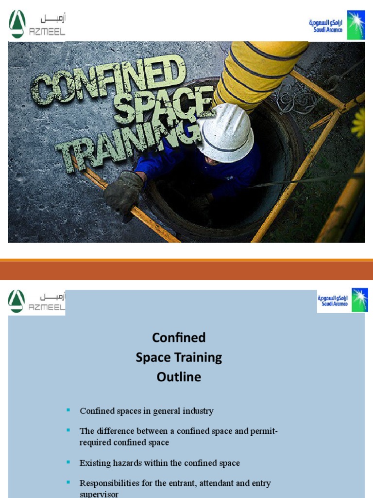 Confined Space Training Module | PDF | Workplace | Safety
