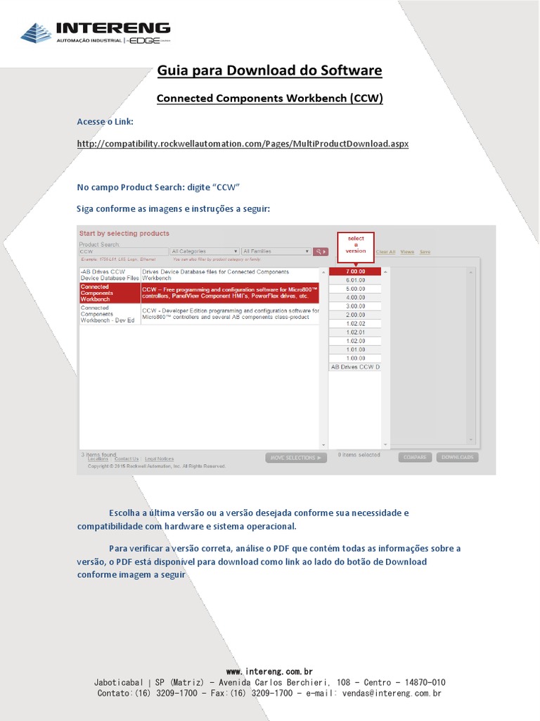 Guia para Download Do Software CCW | PDF
