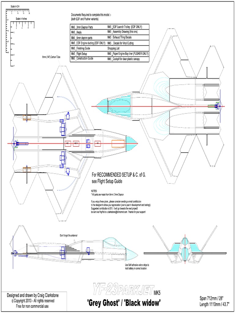 YF-23 MK5 Assembly Drawing 2014-01-05 | PDF