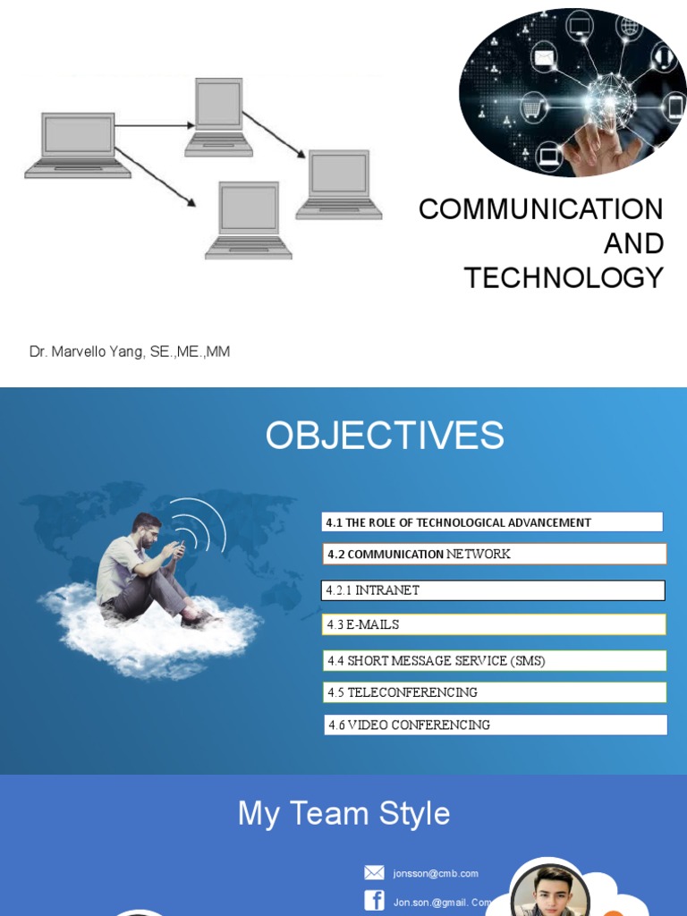 Communication AND Technology: Dr. Marvello Yang, SE.,ME.,MM | PDF ...