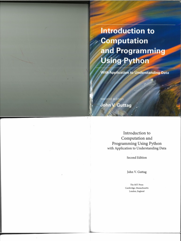 2016 Guttag - Introduction To Computation and Programming Using Python With Application To ...