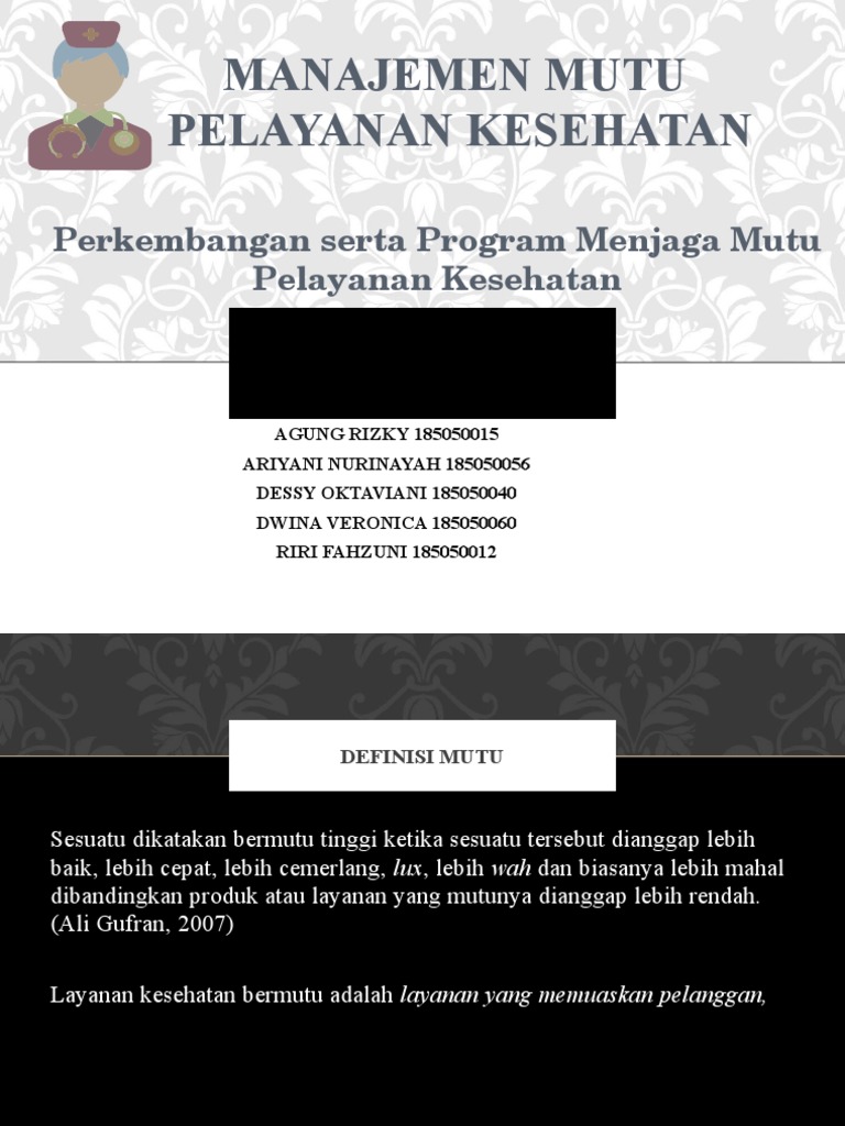 Kelompok 2 Sejarah Perkembangan & Program Menjaga Mutu | PDF