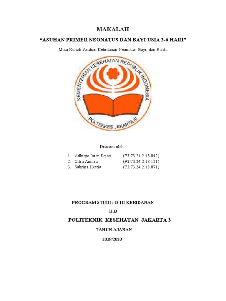 Asuhan Neonatus Usia 2-6 Hari | PDF | Kesehatan Holistik