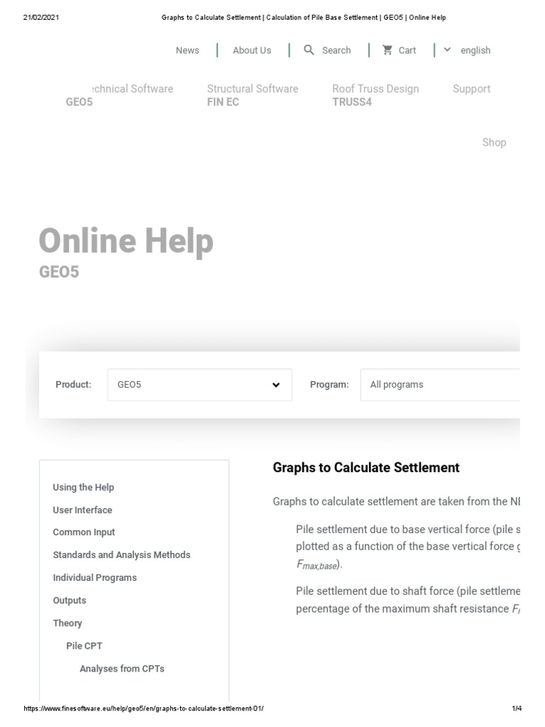 GEO5 Pile Settlement Calculation Guide | PDF | Cyberspace | Computing