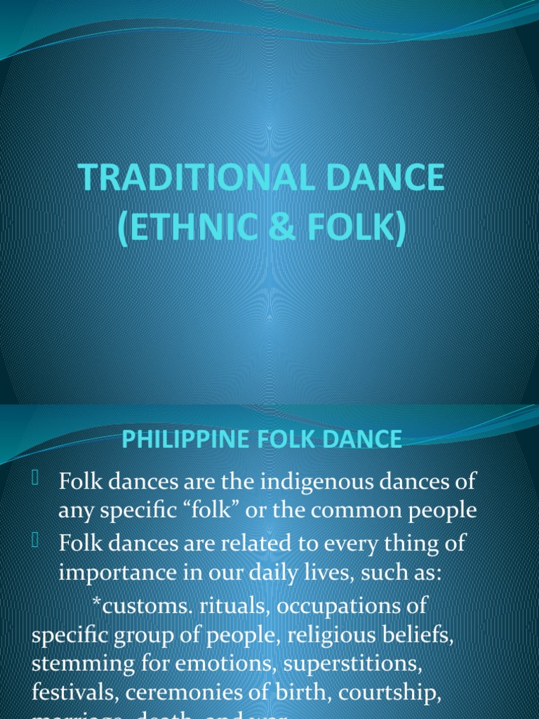 Traditional Dance (Ethnic & Folk) | PDF | Dances | Philippines