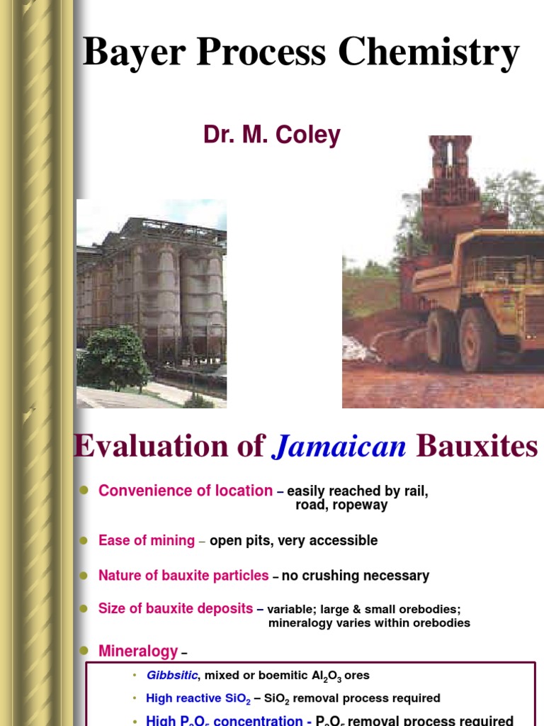 Bauxite Lecture 5 | PDF | Industrial Processes | Physical Sciences