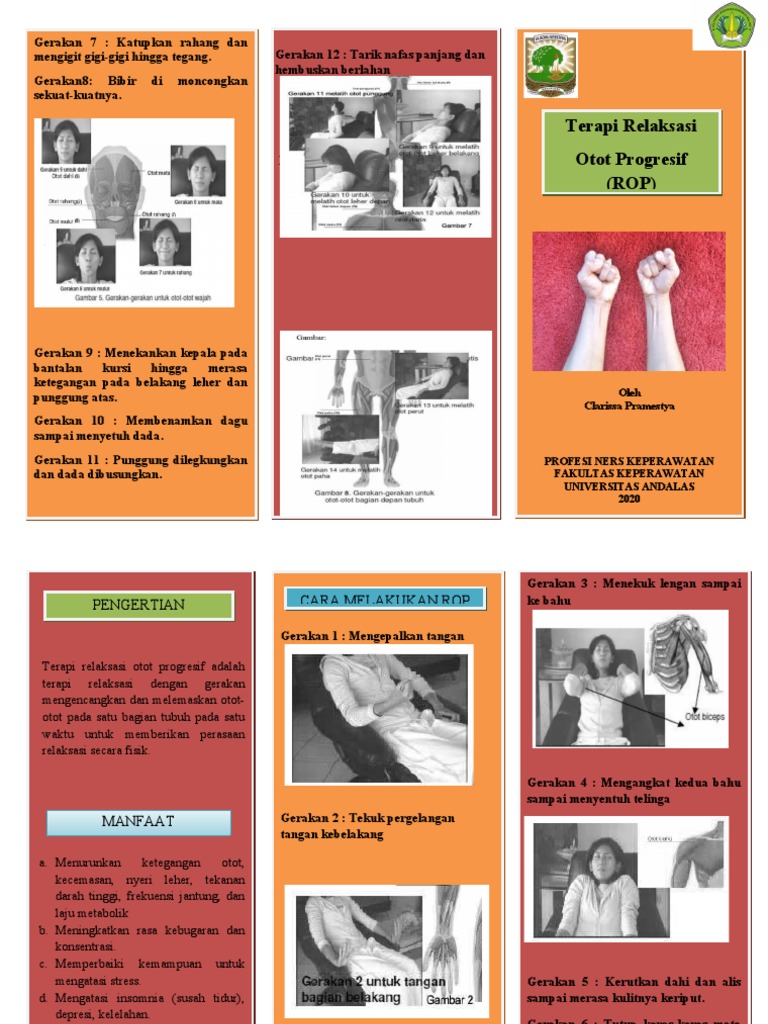 LEAFLET Relaksasi Progresif | PDF