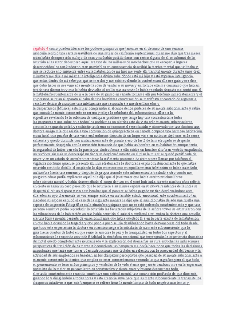 La Magia Del Poder Extrasensorial JOSEPH MURPHY 2.0 | PDF | Intuición ...