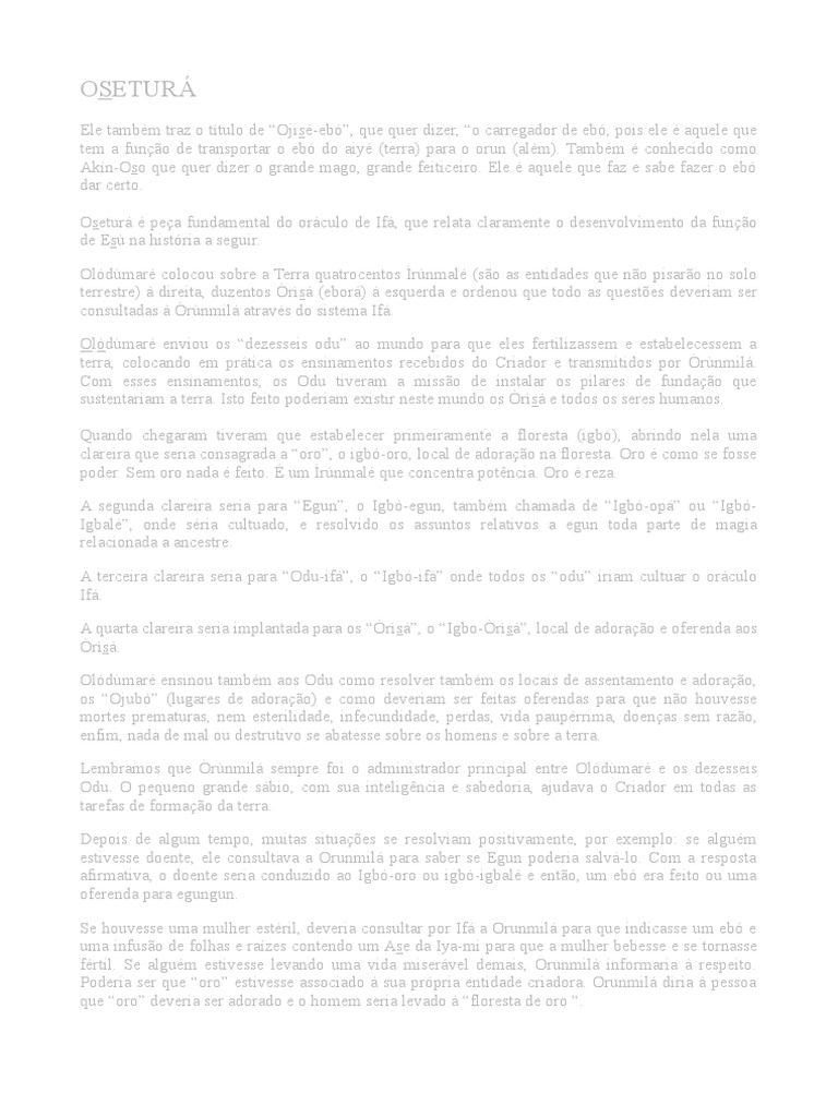 A história de Oseturá: como a deusa Iya-mi deu origem à figura de Exu ...