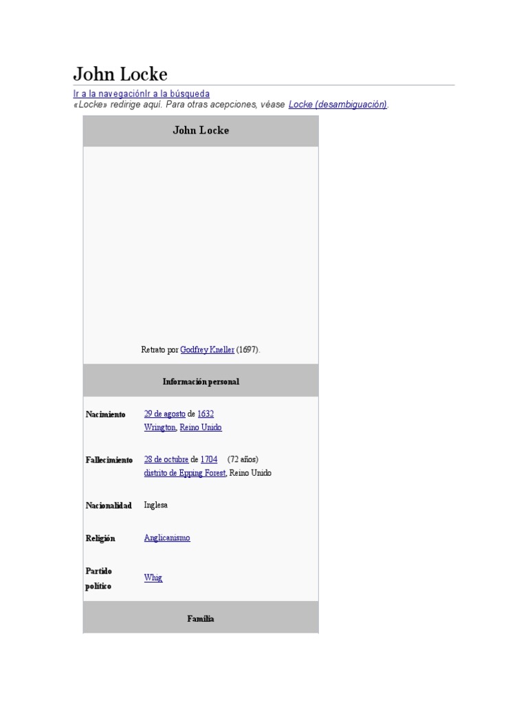 John Locke: Padre del Liberalismo | PDF | John Locke | Metafísica