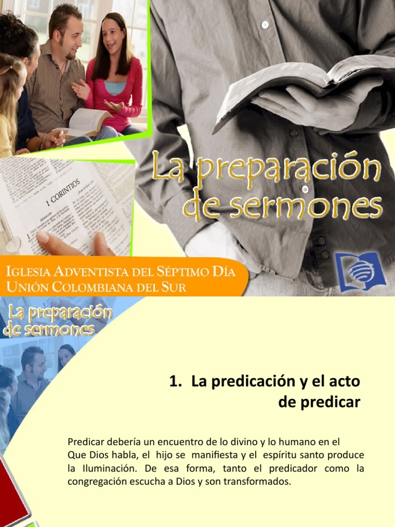 Capitulo VIII - La Preparación de Sermones | PDF | Sermón | Dios