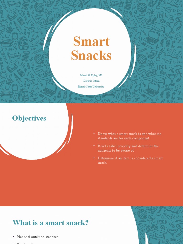 Smart Snack Presentation | PDF | Human Nutrition | Fat