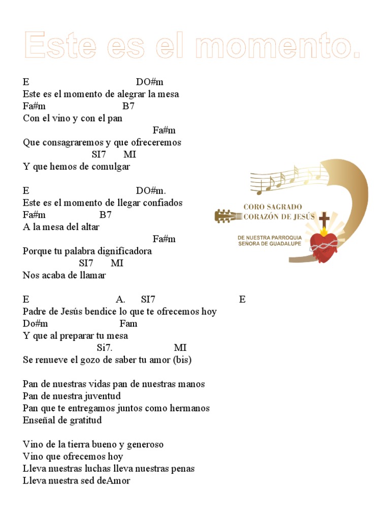 Este Es El Momento | PDF