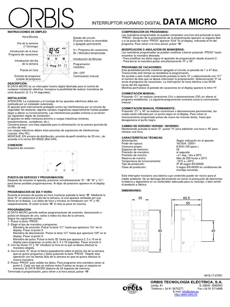 Orbis Data Micro | PDF | Transformador | Ingeniería Informática