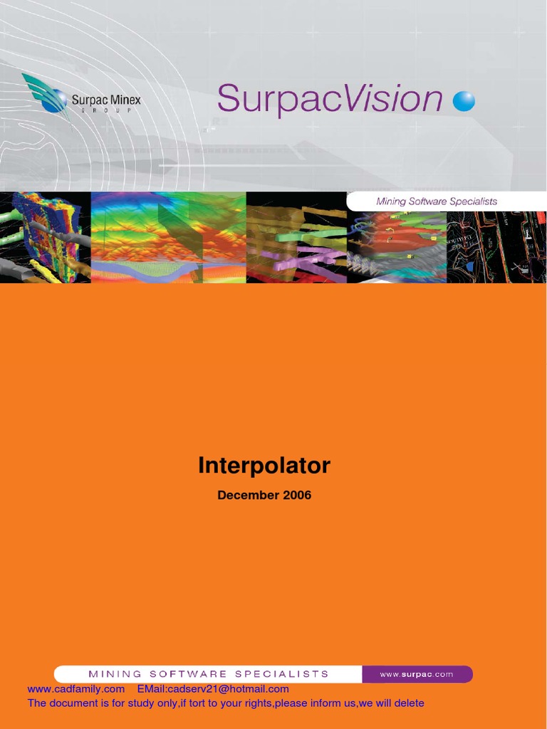 Surpac Interpolator Tutorial - 3 | PDF