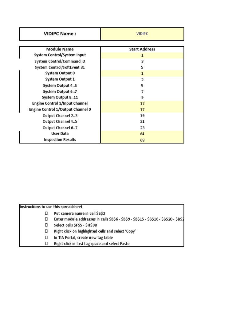 ProfiNet Tag Generator V2 | Download Free PDF | Byte | Spreadsheet