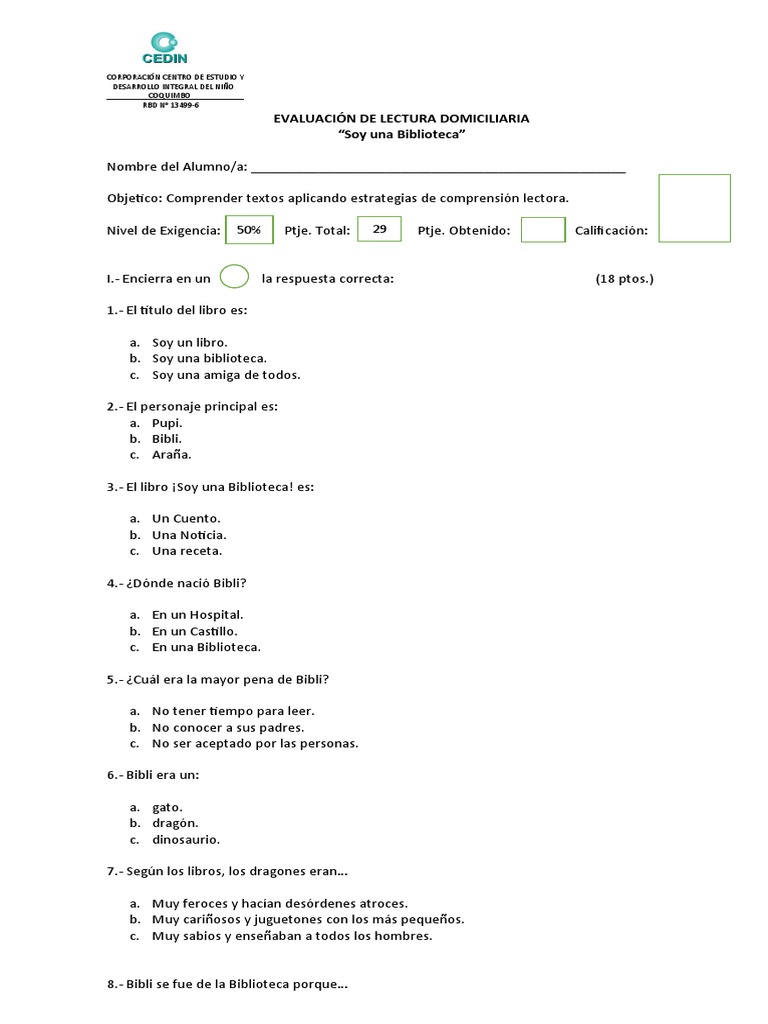 Soy Una Biblioteca | PDF