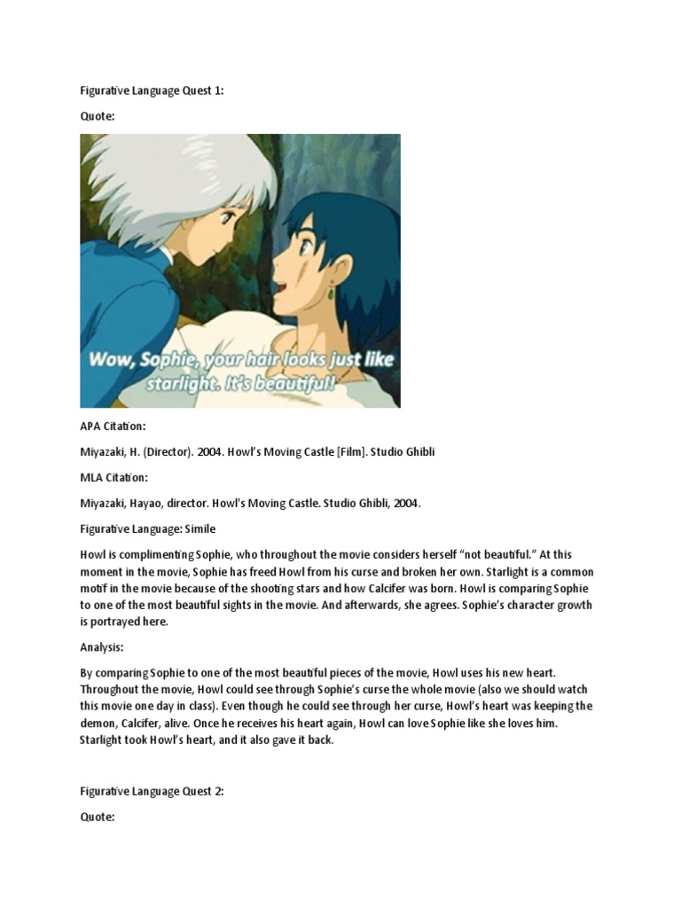 Figurative Language Analysis | PDF