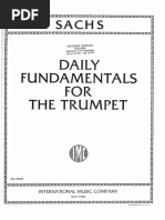 Vincent Cichowicz - Trumpet Flow Studies | PDF