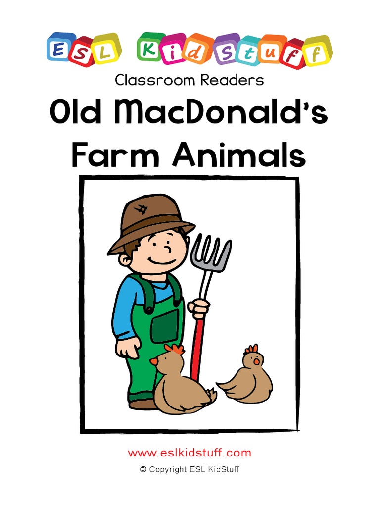 Old Macdonald'S Farm Animals: Classroom Readers | PDF