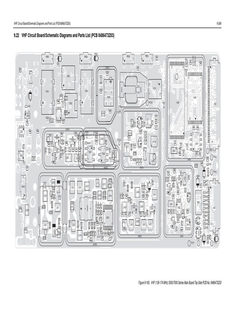 9.22 VHF Circuit Board/Schematic Diagrams and Parts List (PCB ...