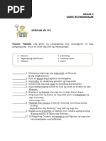 Mga Pang Ugnay Worksheet 1 | PDF