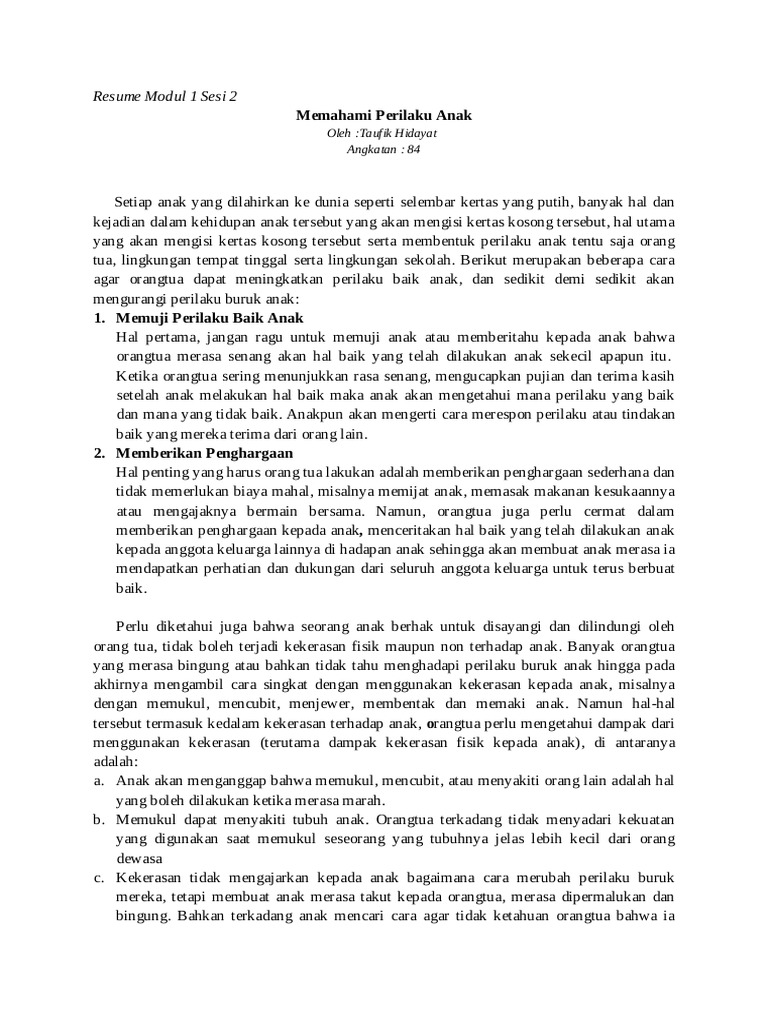 Resume Modul 1 Sesi 2 | PDF