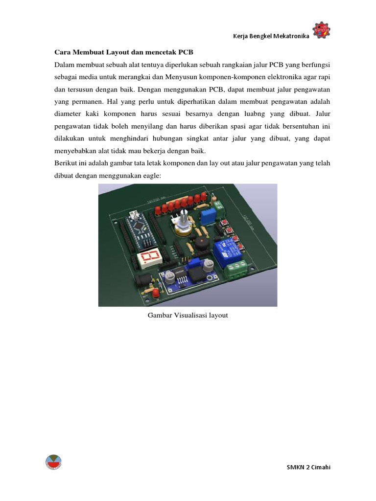 Cara Membuat Layout Dan Mencetak PCB | PDF