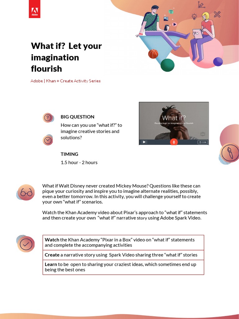 What If - Let Your Imagination Flourish - Adobe Khan + Create | PDF ...
