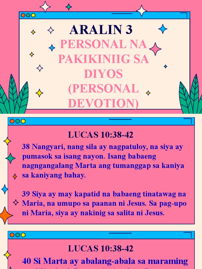 Aralin 3 - Kids Version | PDF