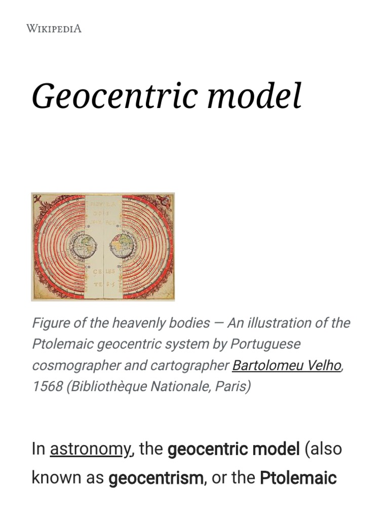 Model | PDF | Heliocentrism | Ancient Astronomy
