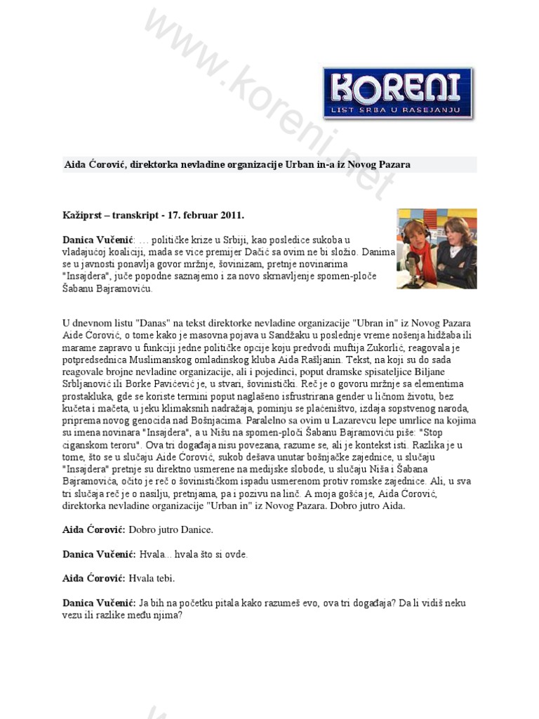 Aida Corovic | PDF