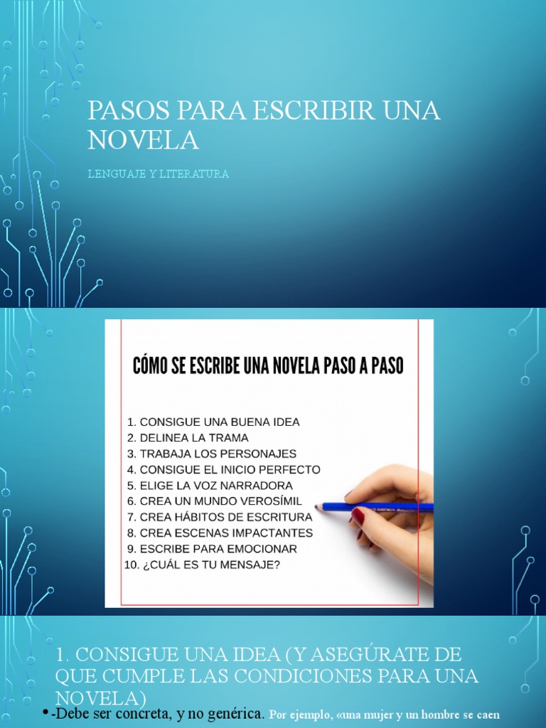 Pasos para Escribir Una Novela | PDF | Novelas