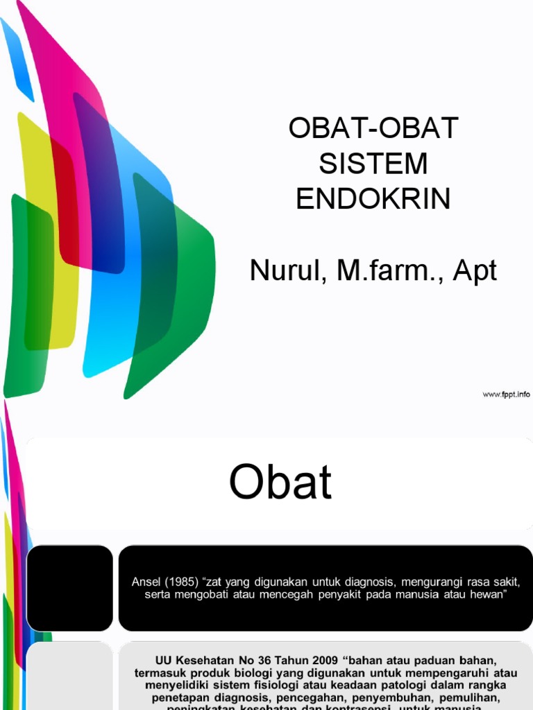 Obat dan Mekanisme Sistem Endokrin | PDF | Pengembangan Diri ...