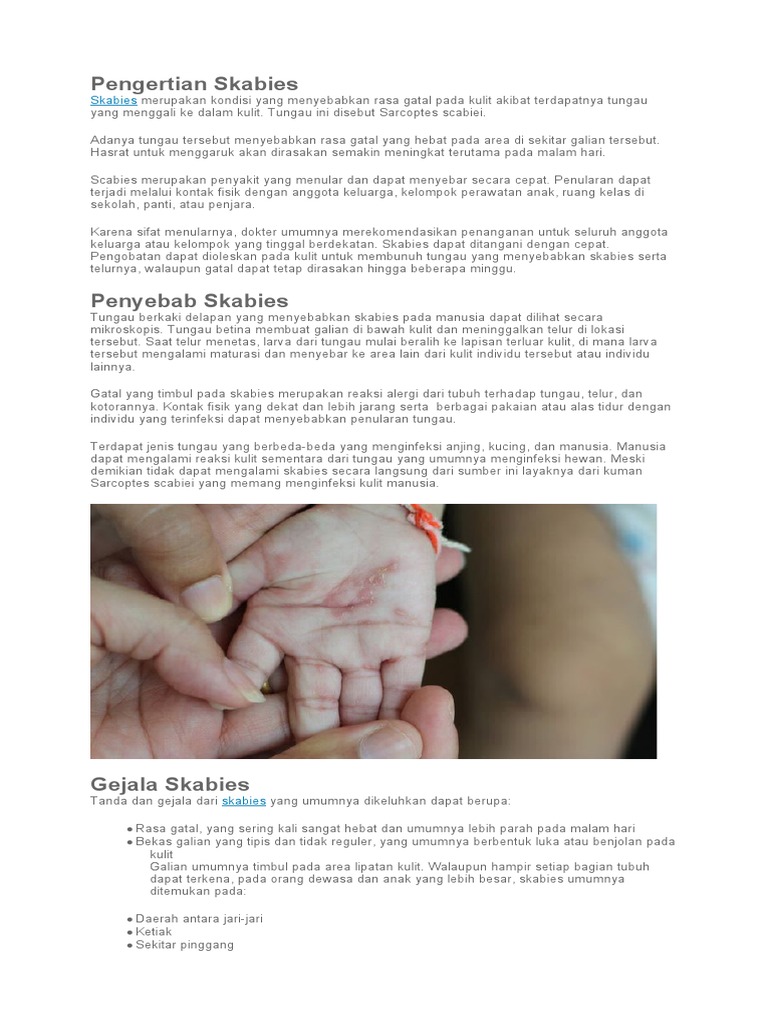 Pengertian Skabies | PDF