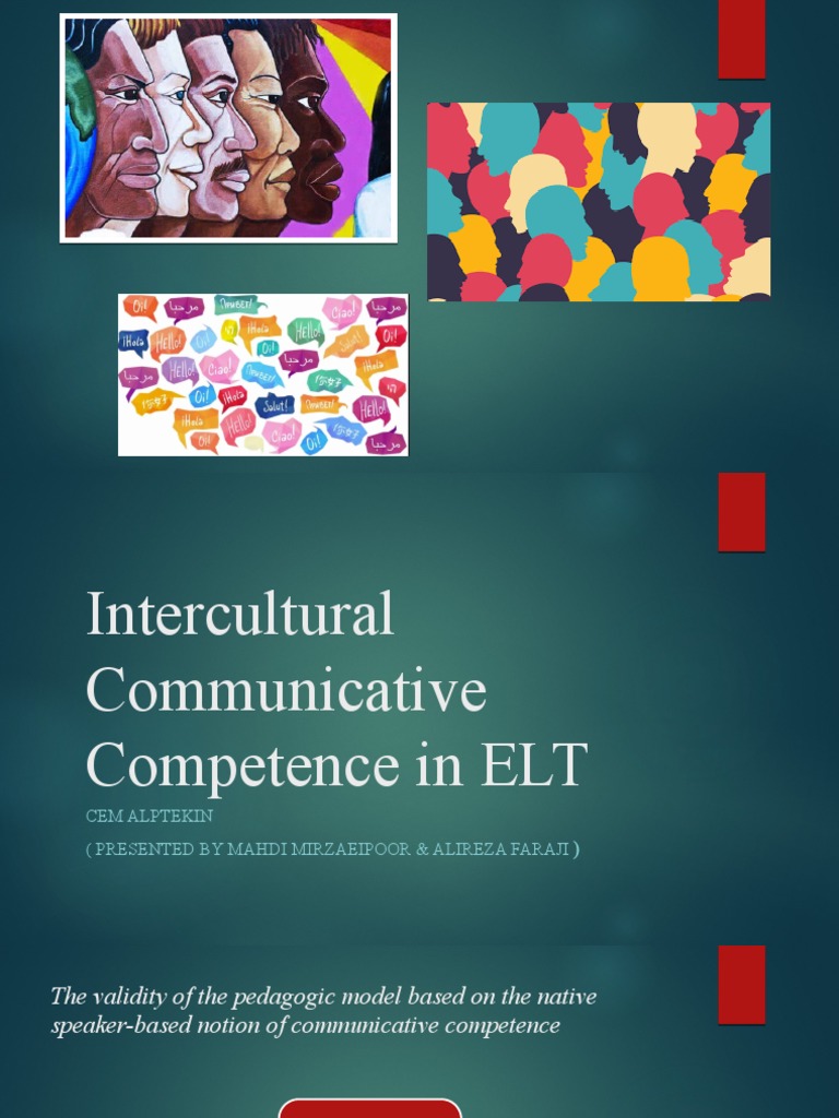 Intercultural Communicative Competence in ELT-1 | PDF | First Language ...