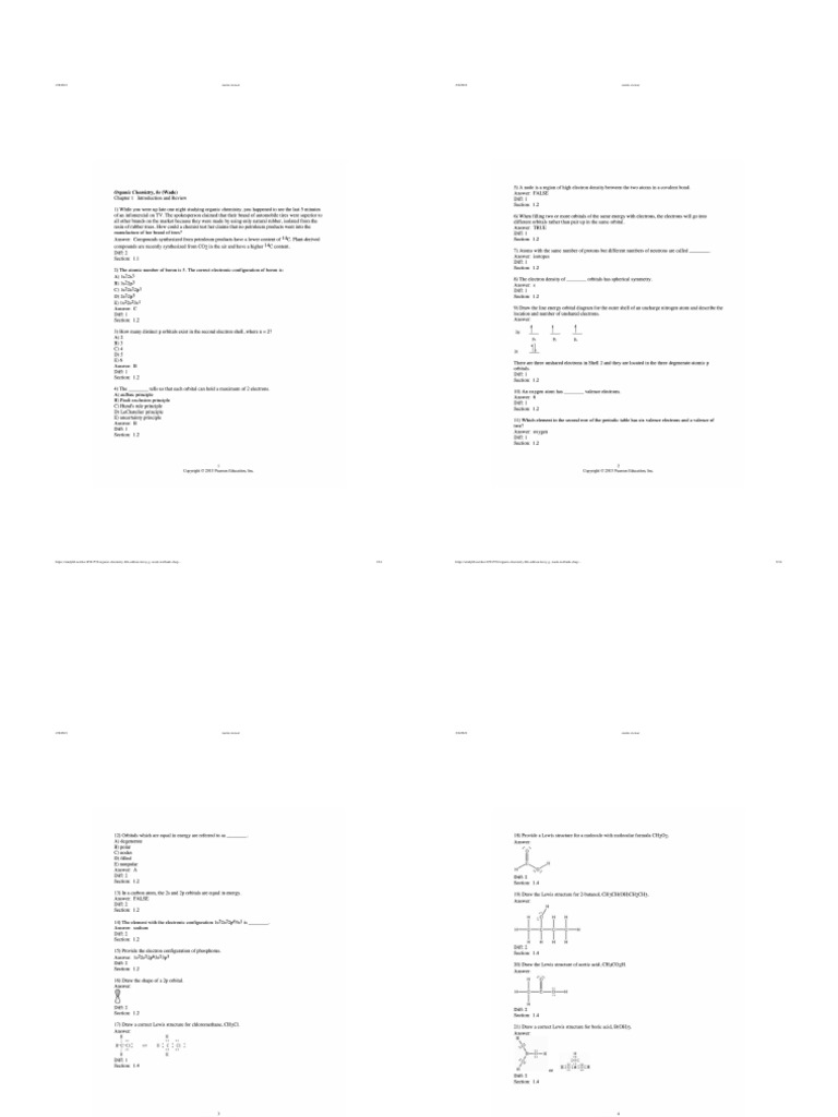 CH 1 Test Bank | PDF