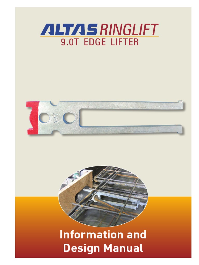 Manual 9T Edge Lifter 2015 | PDF | Concrete | Screw