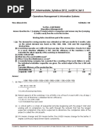 CPIM Exam Practice Questions | PDF