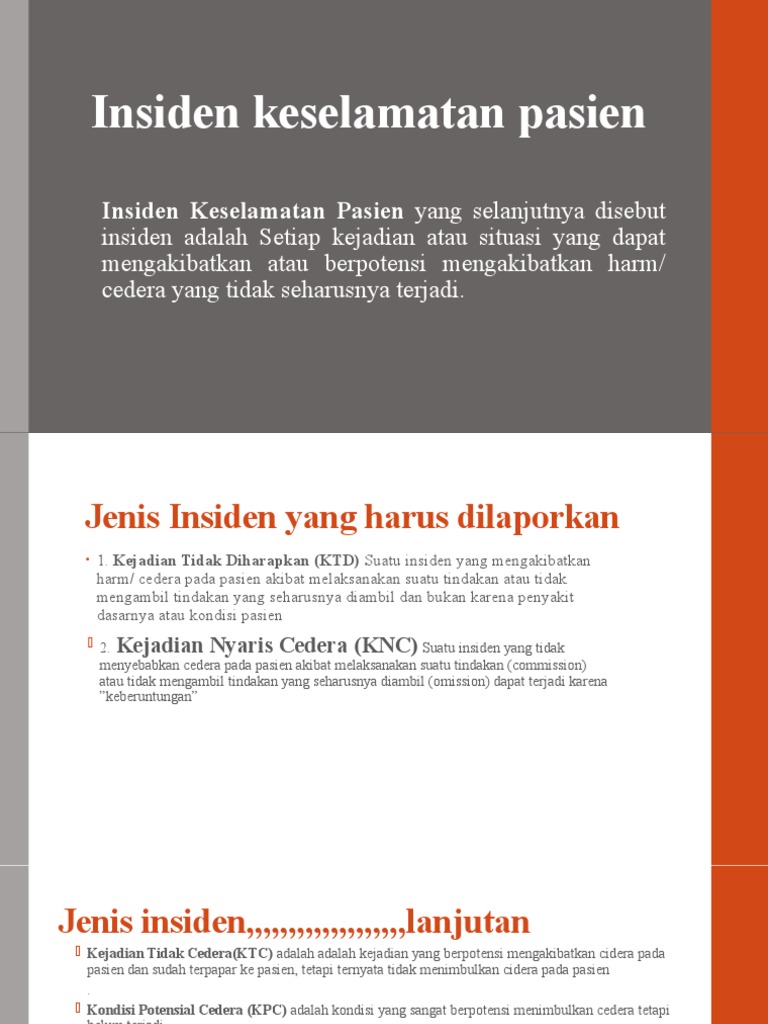 Jenis IKP Yg Harus Dilaporkan | PDF