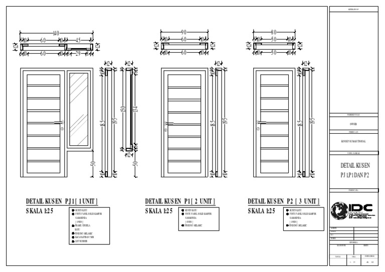 12.detail Kusen Pj1, p1, p2 | PDF