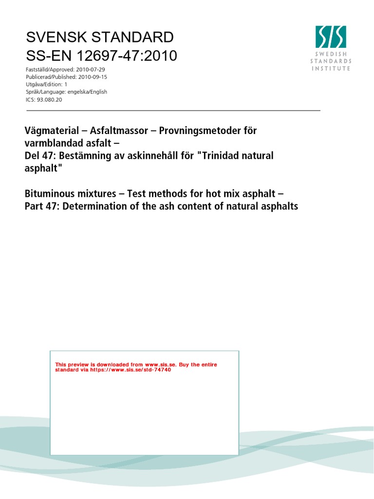 En 12697 47 2010 en PDF | PDF