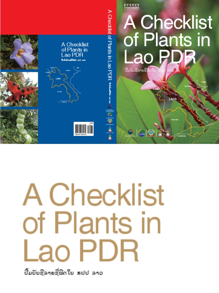 A Checklist of Plants in Lao PDR | PDF | Natural Environment | Nature